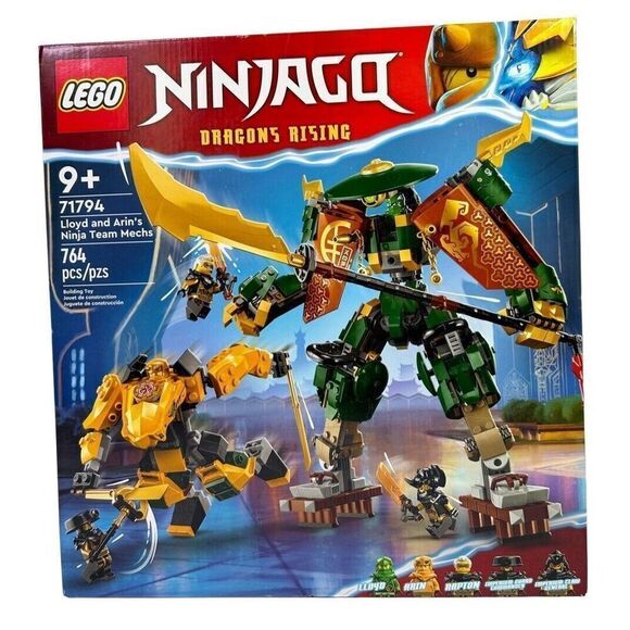 Lego | Toys | Lego Ninjagodragons Rising Lloyd Arins Ninja Team Mechs ...